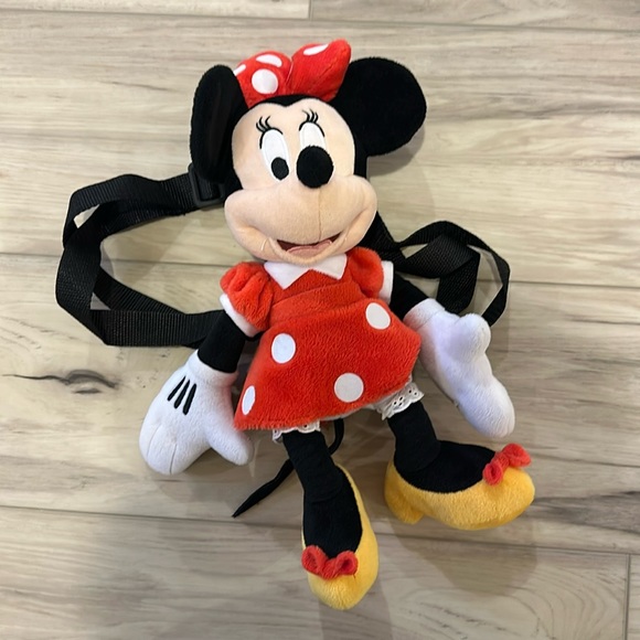 Disney | Toys | Euc Disney Minnie Plush Backpack | Poshmark